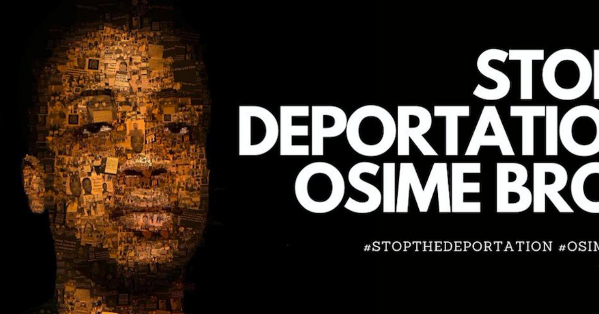 We must stop the deportation of Osime Brown, and address the structural ...